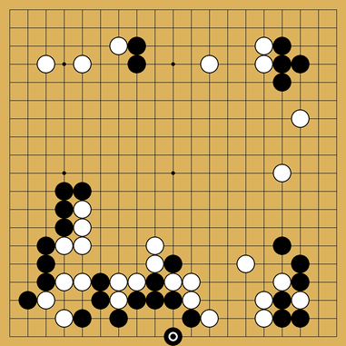 Tournament Game: 19x19 Open League #84 (127610) R:1 (ARIGA MASO vs Ellom)